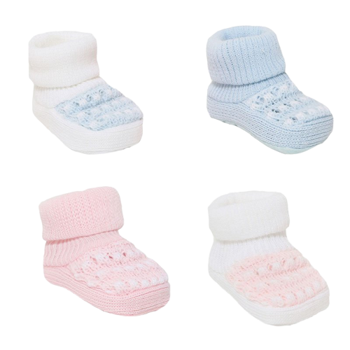 ACRYLIC BABY BOOTEES - AGATA ATELIER