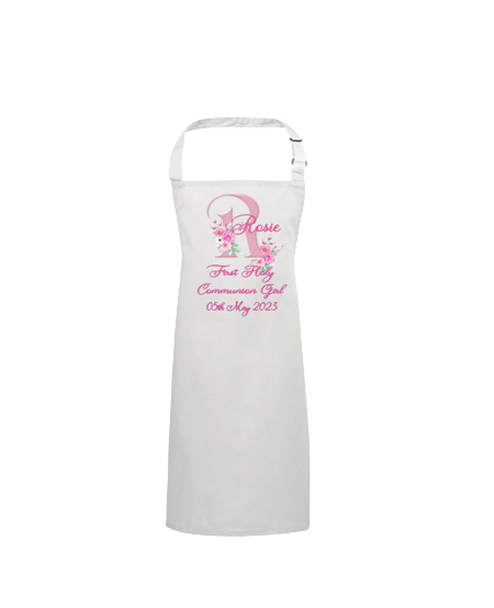 PERSONALISED COMMUNION APRON 7-10 Years - AGATA ATELIER