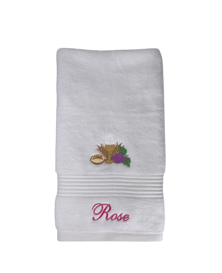Embroidered Towels for First Holy Communion - AGATA ATELIER