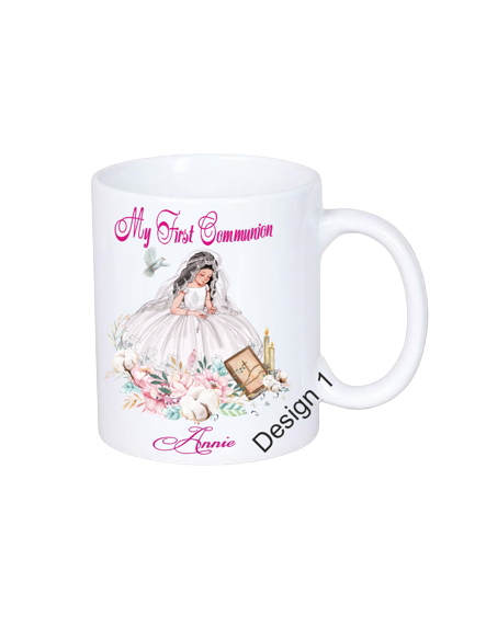 Personalized First Communion Mug For a Girl - AGATA ATELIER